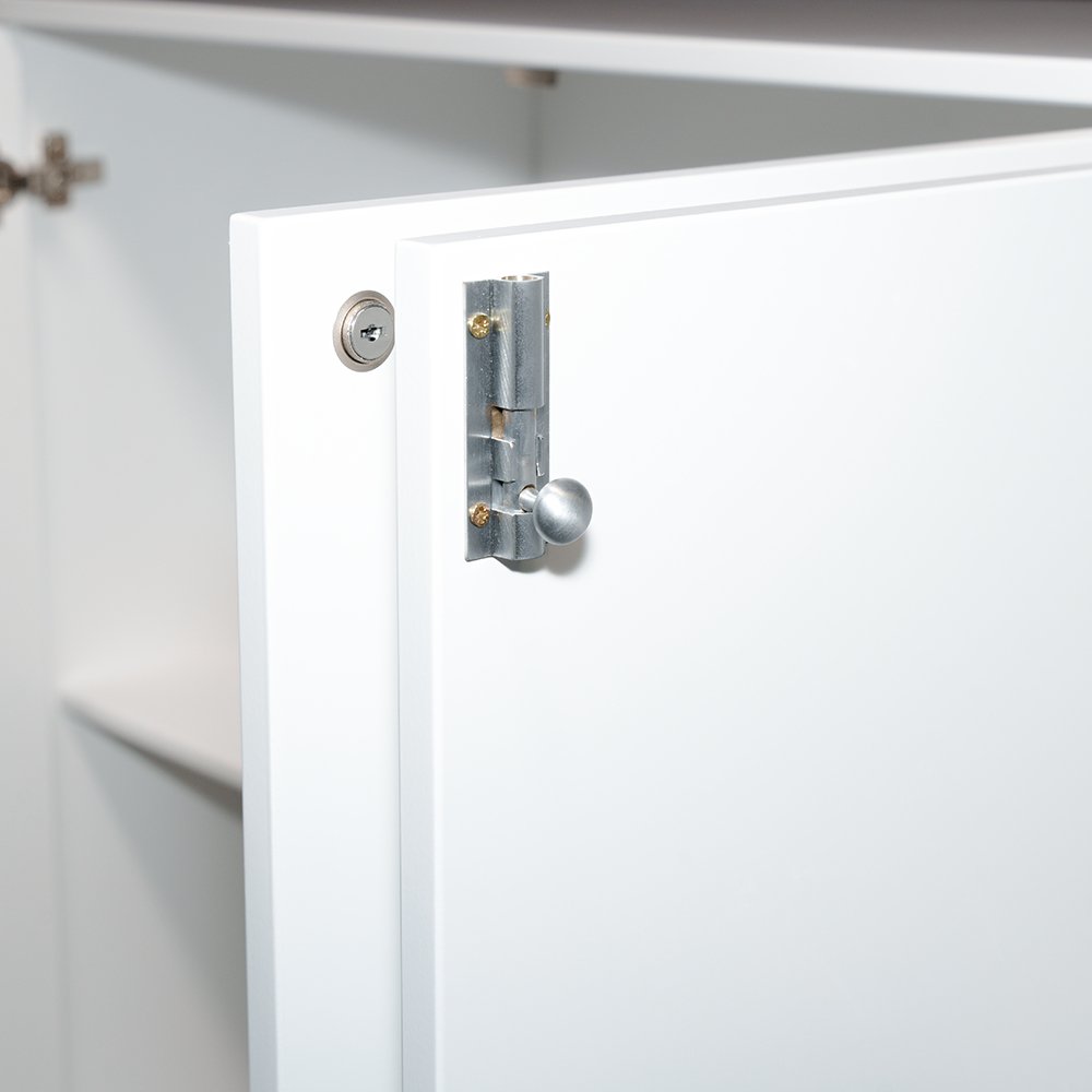 Retail Display Counters with Lockable Door| Premier Woodshop